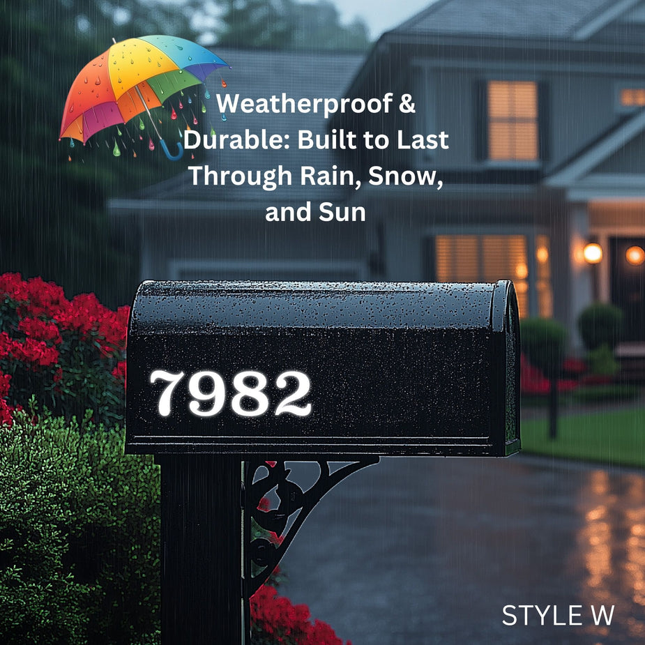 How Reflective Numbers Boost Safety & Curb Appeal | Eastcoast Engraving
