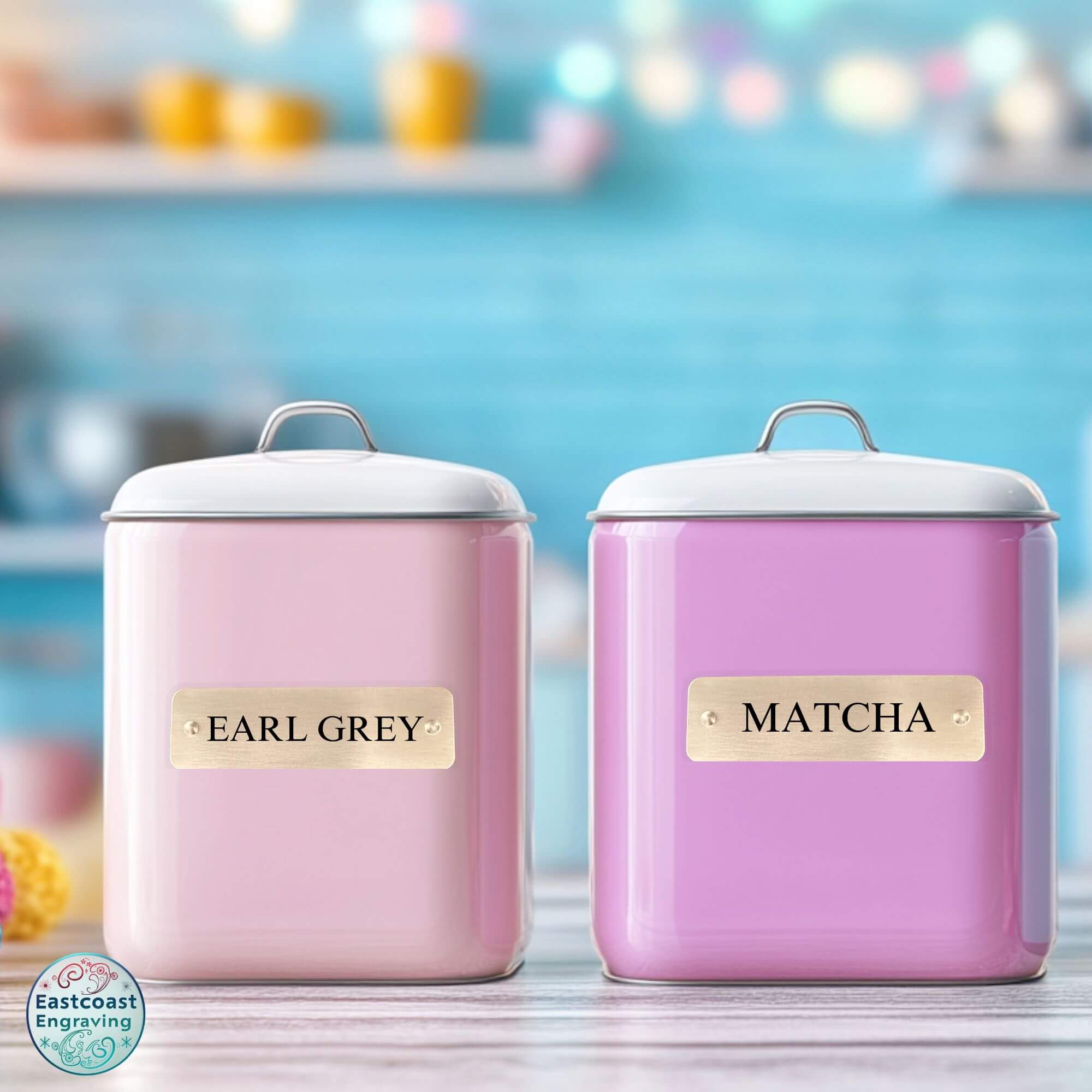 Custom Engraved Self-Adhesive Metal Tags – Durable Name Labels