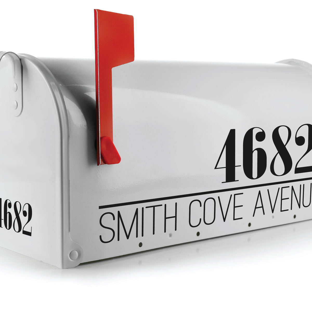 Outdoor Mailbox Decal | Weatherproof Vinyl Address Stickers – Eastcoast ...