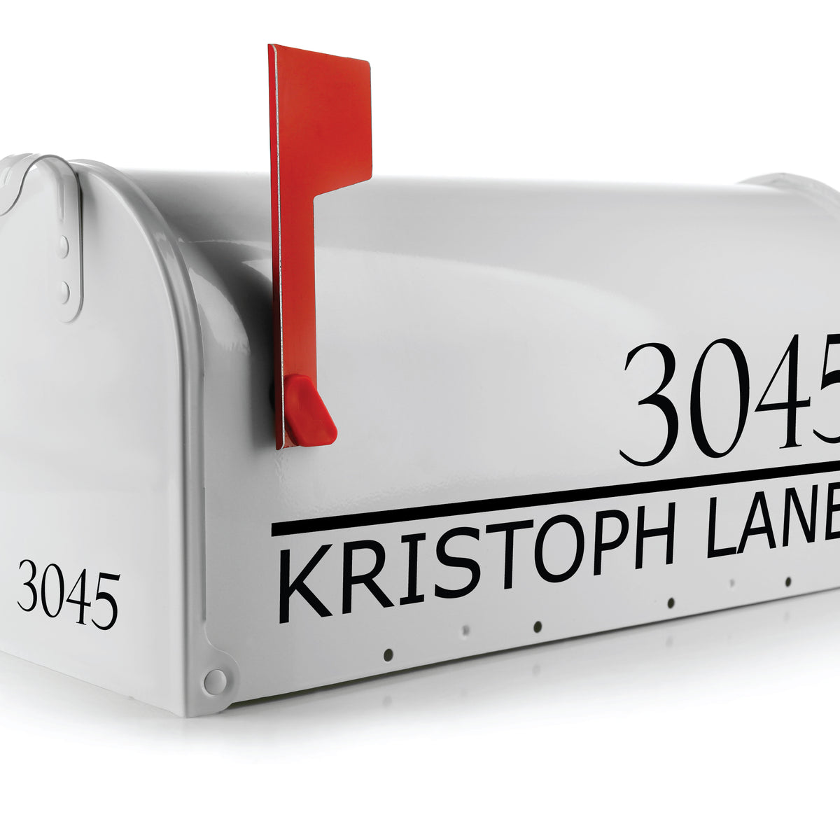 Mailbox Address Decal | Custom Vinyl Numbers & Street Name